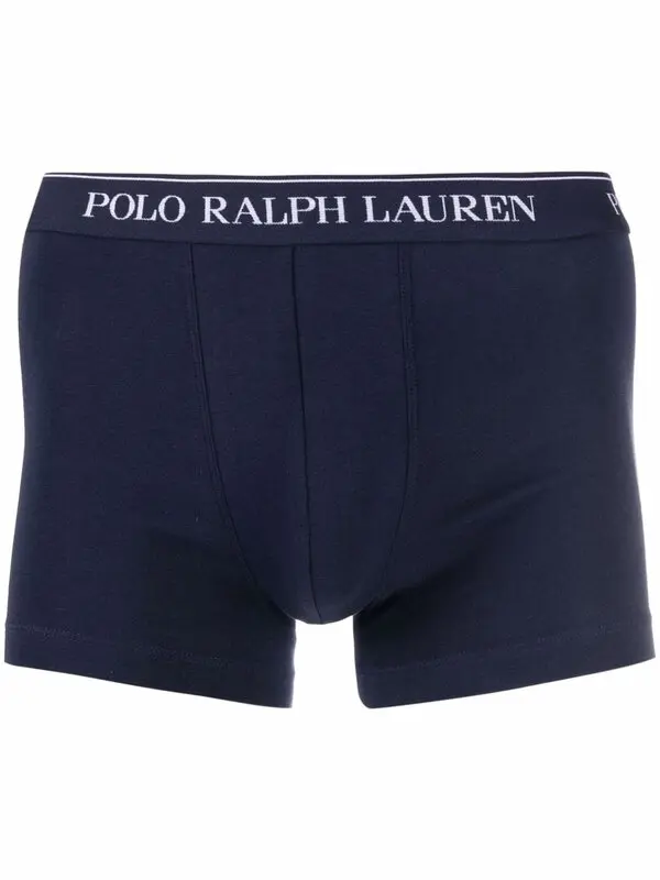 Polo Ralph Lauren Logo Waistband Boxer Briefs - Blue