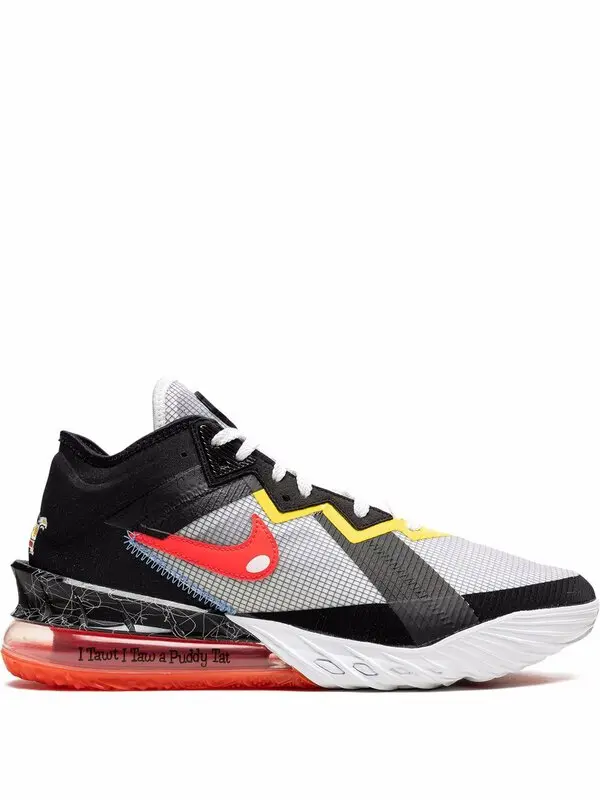 Nike X Space Jam Lebron 18 Low Sylvester Vs Tweety Sneakers - White