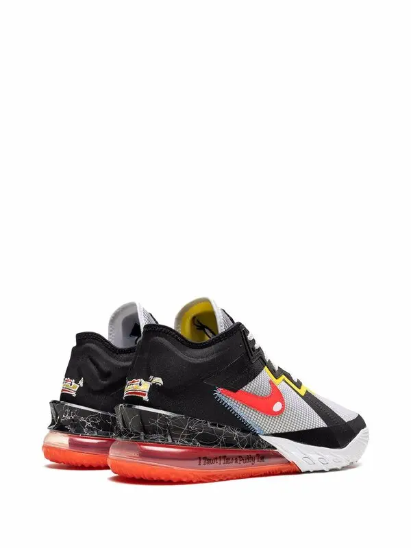 Nike X Space Jam Lebron 18 Low Sylvester Vs Tweety Sneakers - White