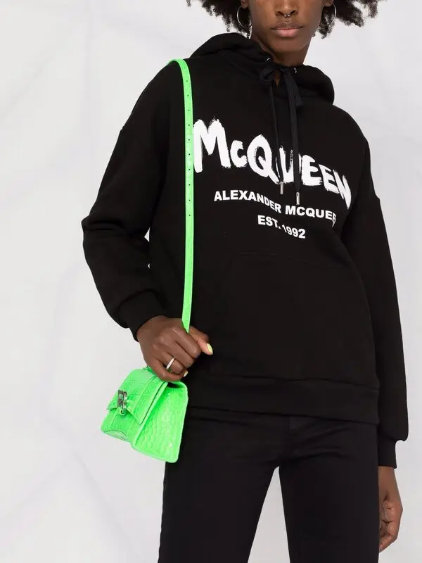 Alexander McQueen Logo Print Hoodie