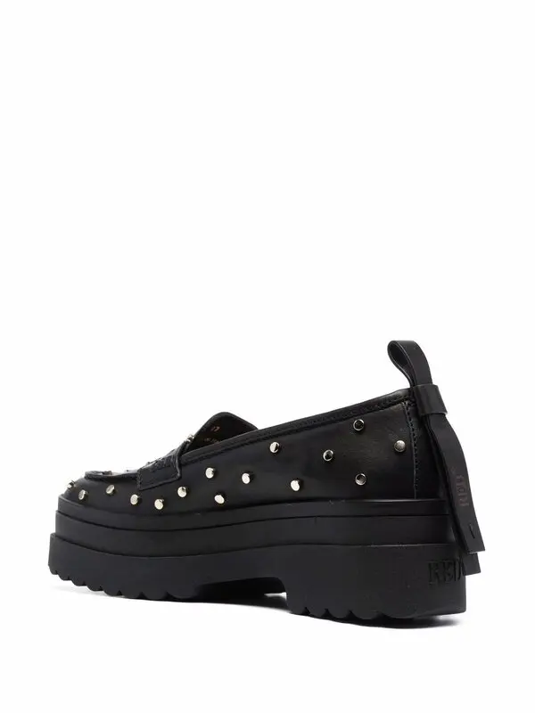 Red Valentino Studded Leather Loafers