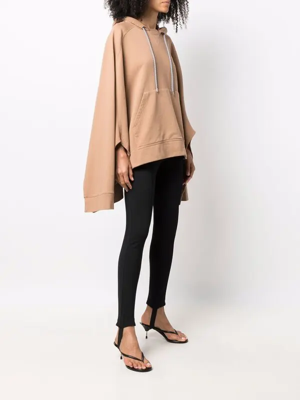AMBUSH Hooded Draped Poncho - Neutrals