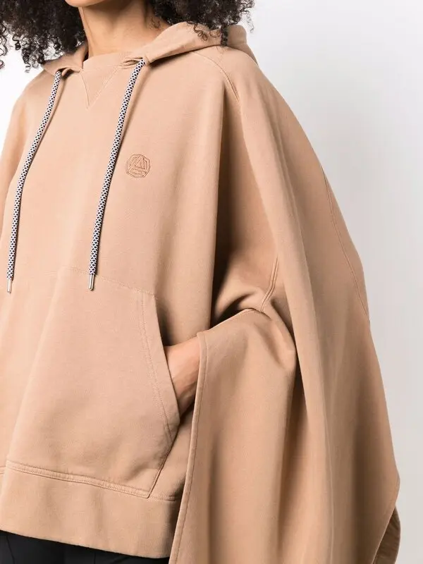 AMBUSH Hooded Draped Poncho - Neutrals