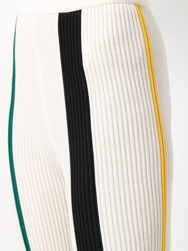 AMBUSH Ribbed Stripe Straight-leg Trousers