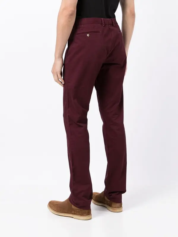 Ralph Lauren Slim-Fit Trousers In Red 30% Off Editorialist