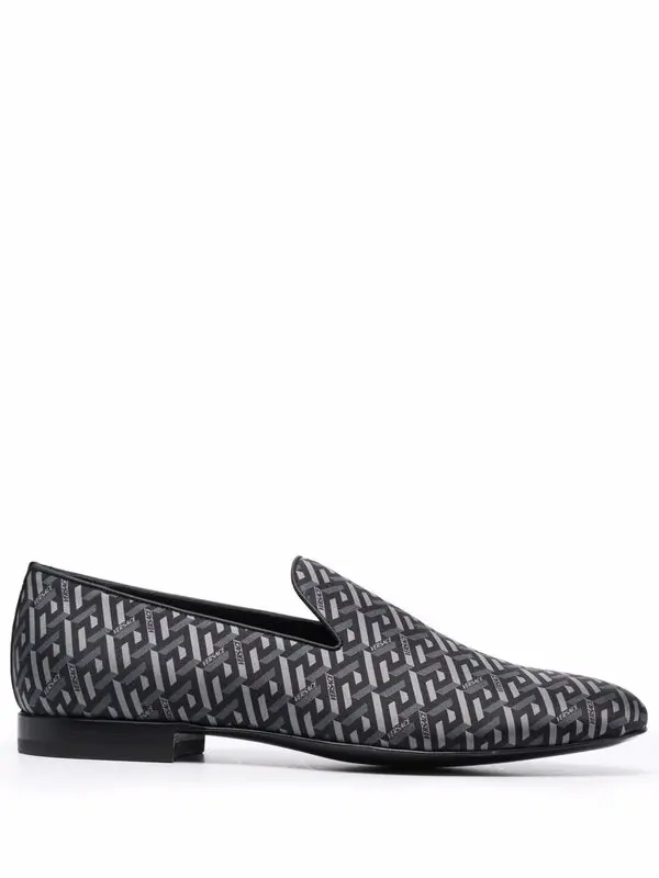 Versace La Greca Jacquard Loafers Men\'s Shoes Size EU 46-US 13 Versace La Greca Jacquard Loafers – Vintage by Misty main image 4