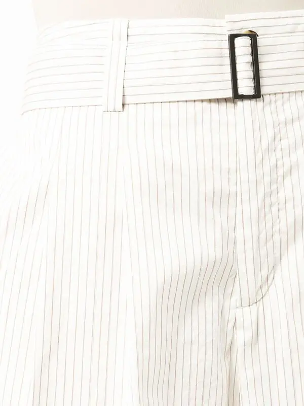FORME D'EXPRESSION Belted Flared Shorts