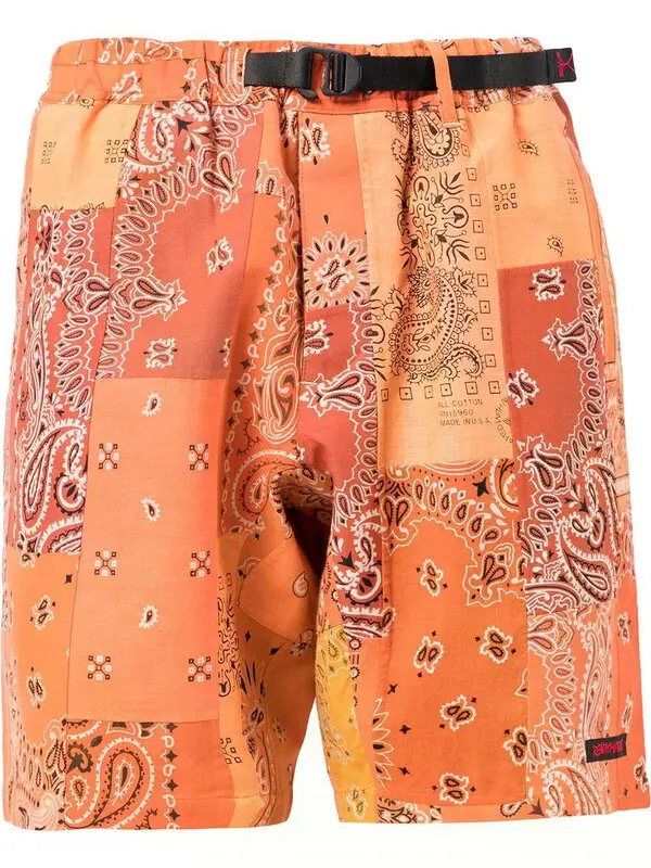 Readymade Paisley-print Shorts - Orange