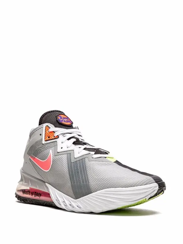 Nike X Space Jam Lebron 18 Low Bugs Vs Marvin Sneakers - Grey