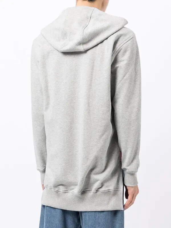Comme Des Garçons Colour-block Cotton Hoodie