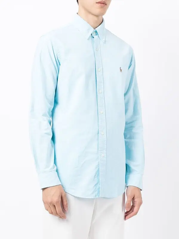 Polo Ralph Lauren Logo-embroidered Shirt - Blue