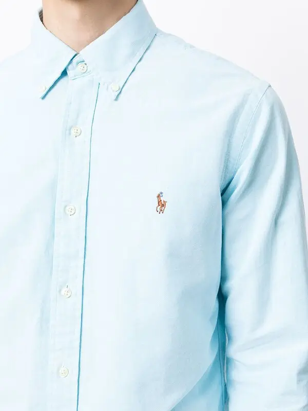Polo Ralph Lauren Logo-embroidered Shirt - Blue