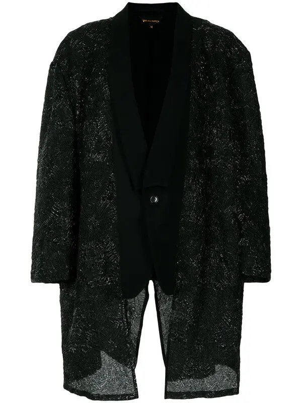 Comme Des Garçons Midi Single-breasted Blazer