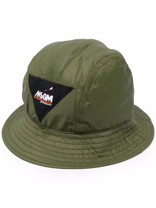 MSGM Logo-patch Bucket Hat