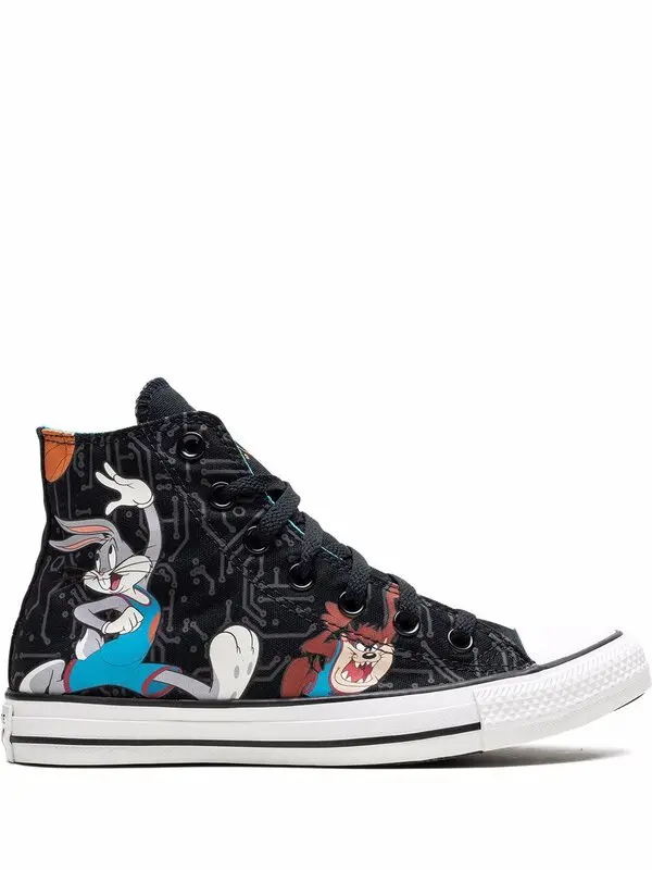 CONVERSE X Space Jam Chuck Taylor All Star Hi Sneakers - Black