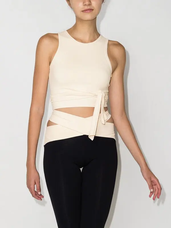Live The Process Ballet Tie-detail Performance Top