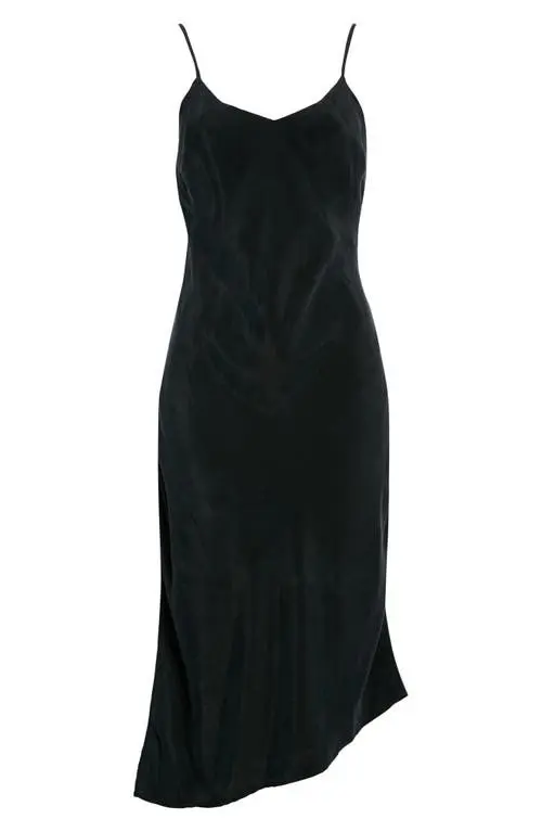 Ag Asymmetric Midi Slipdress