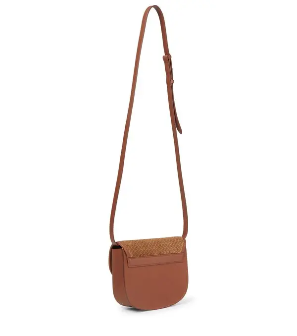 Saint Laurent Kaia Small Suede And Leather Shoulder Bag