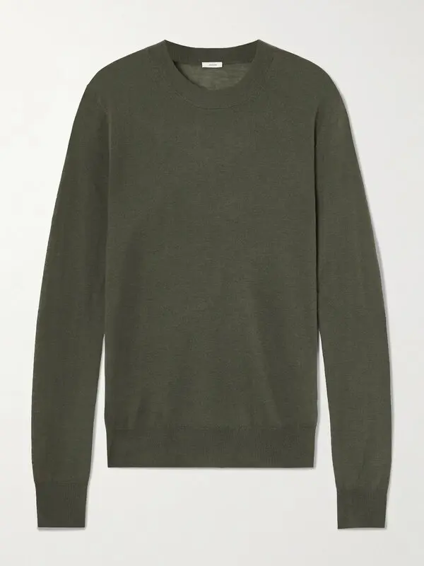 JOSEPH Cashair Cashmere Sweater - Green