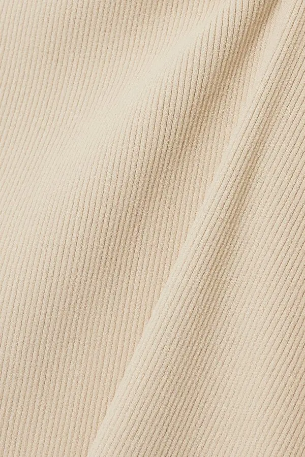 FRAME Ribbed-knit Midi Dress