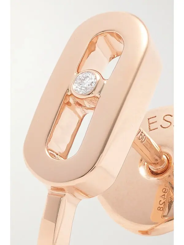 Messika Move Classique 18-karat Diamond Hoop Earrings