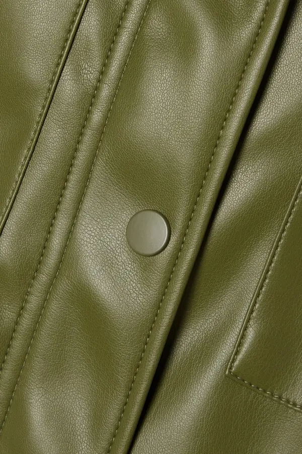 THE FRANKIE SHOP Ines Faux Leather Vest