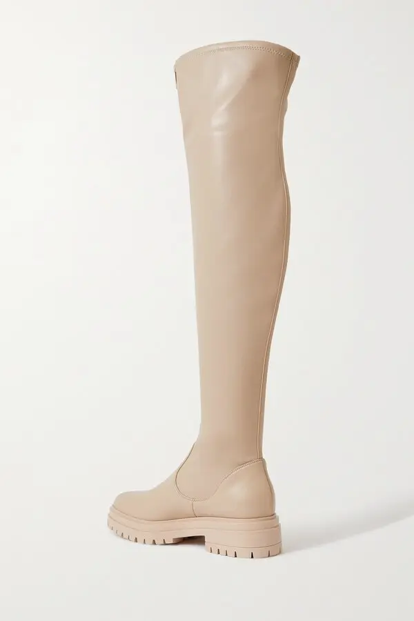 GIANVITO ROSSI Marsden 20 Faux Leather Over-the-knee Boots