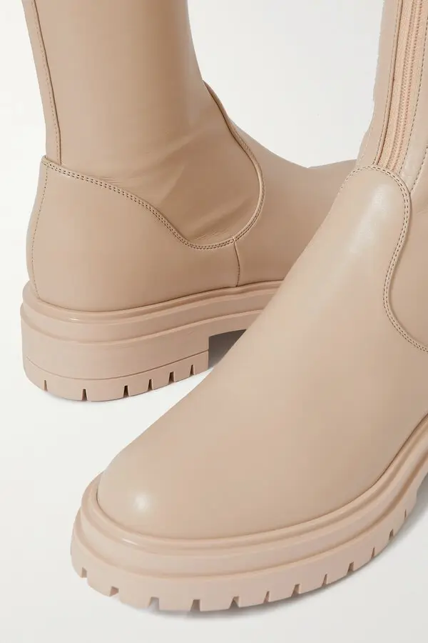GIANVITO ROSSI Marsden 20 Faux Leather Over-the-knee Boots