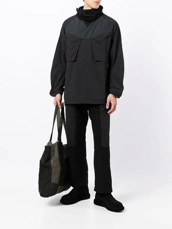 MAHARISHI Pullover Funnel-neck Jacket - Black