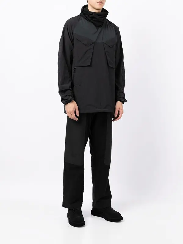 MAHARISHI Pullover Funnel-neck Jacket - Black