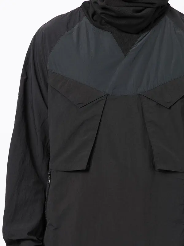 MAHARISHI Pullover Funnel-neck Jacket - Black