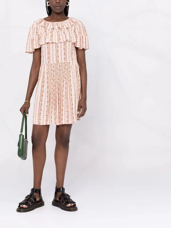 See By Chloé Floral-print Mini Dress