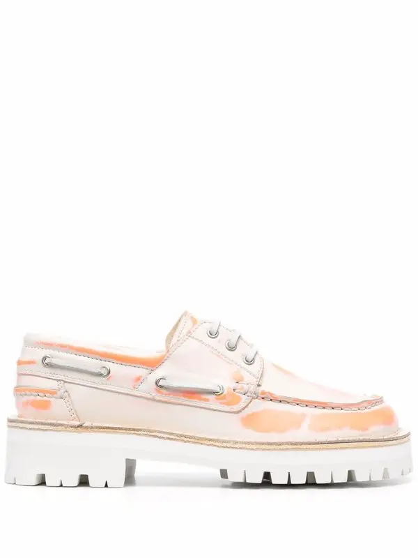 Camper Eki Tie-dye Derby Shoes