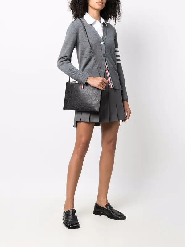 Thom Browne Logo-print Crossbody Bag - Black