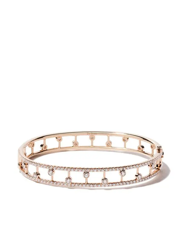 De Beers 18kt Dewdrop Diamond Bangle