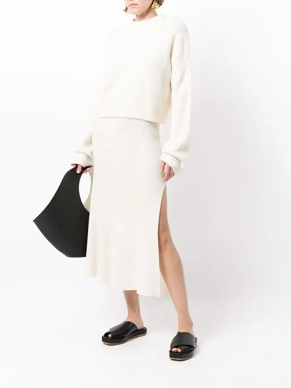 Cashmere In Love River A-line Skirt - White