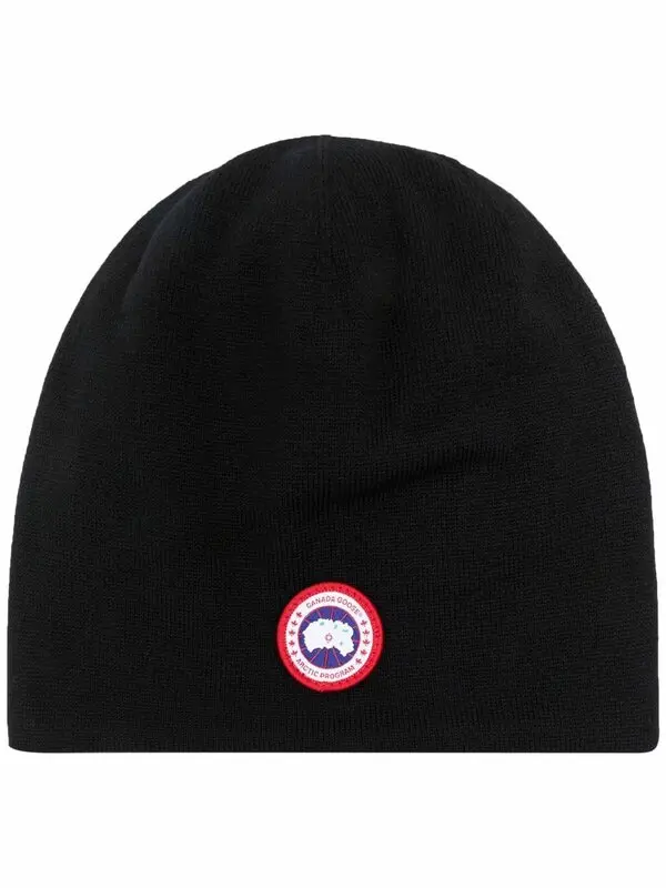 Canada Goose Logo-patch Detail Beanie