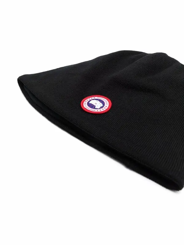 Canada Goose Logo-patch Detail Beanie