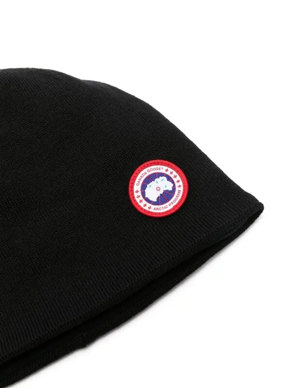 Canada Goose Logo-patch Detail Beanie