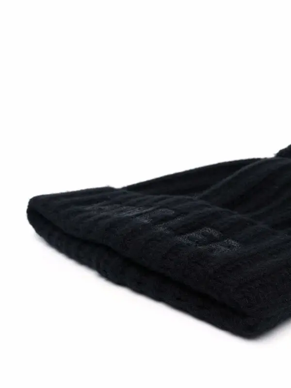 Moncler Virgin Wool Beanie With Pompom