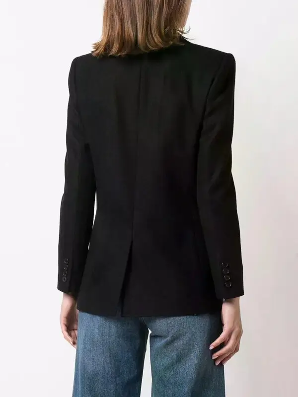 Saint Laurent Logo-embroidered Blazer