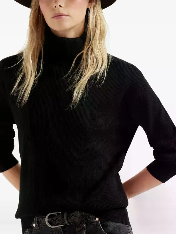 Brunello Cucinelli Cashmere Turtleneck Jumper - Black