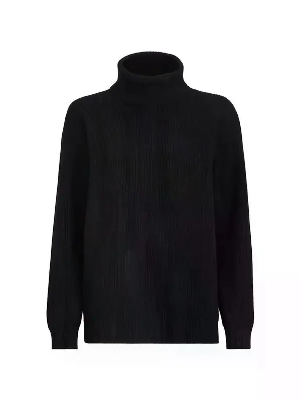 Brunello Cucinelli Cashmere Turtleneck Jumper - Black