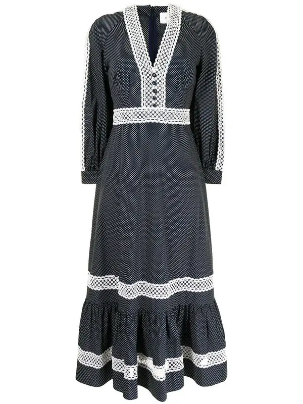 erdem blue lace dress Erdem Blue Lace Jacquenta Dress: ASO Kate Middleton main image 0