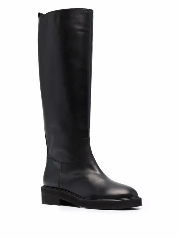 VIA ROMA 15 Leather Knee-high Boots