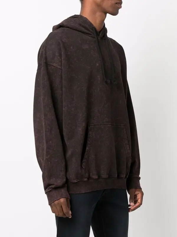 DIESEL® Marbled Effect Cotton Hoodie