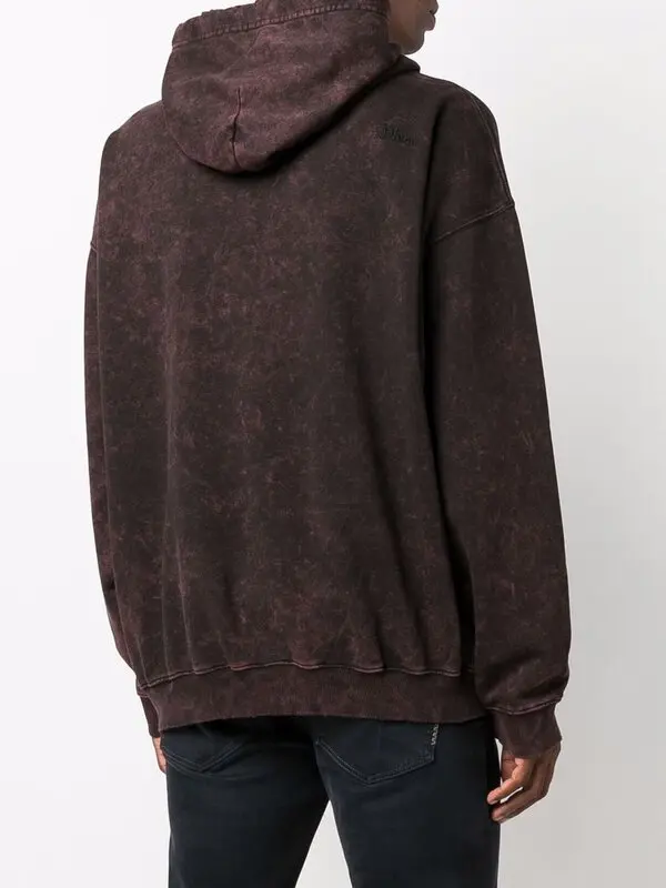 DIESEL® Marbled Effect Cotton Hoodie