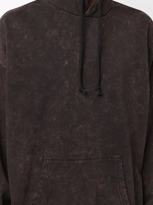 DIESEL® Marbled Effect Cotton Hoodie