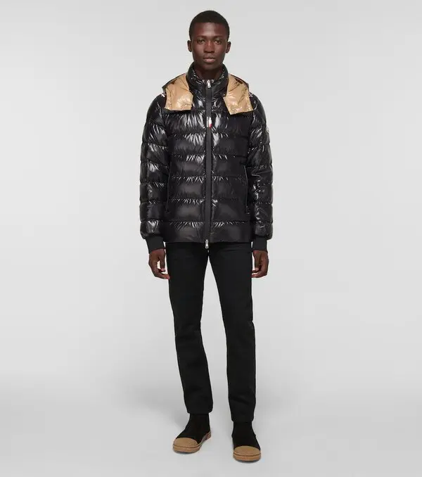Moncler Cuvellier Nylon Down Jacket - Black