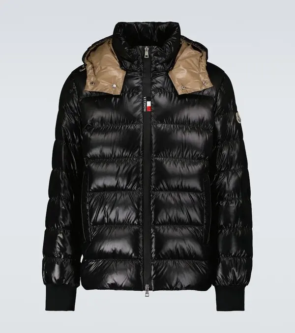 Moncler Cuvellier Nylon Down Jacket - Black